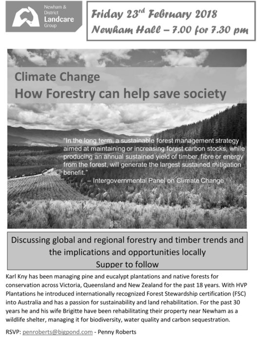 CLIMATE CHANGE -HOW FORESTRY CAN HELP SAVE SOCIETY
