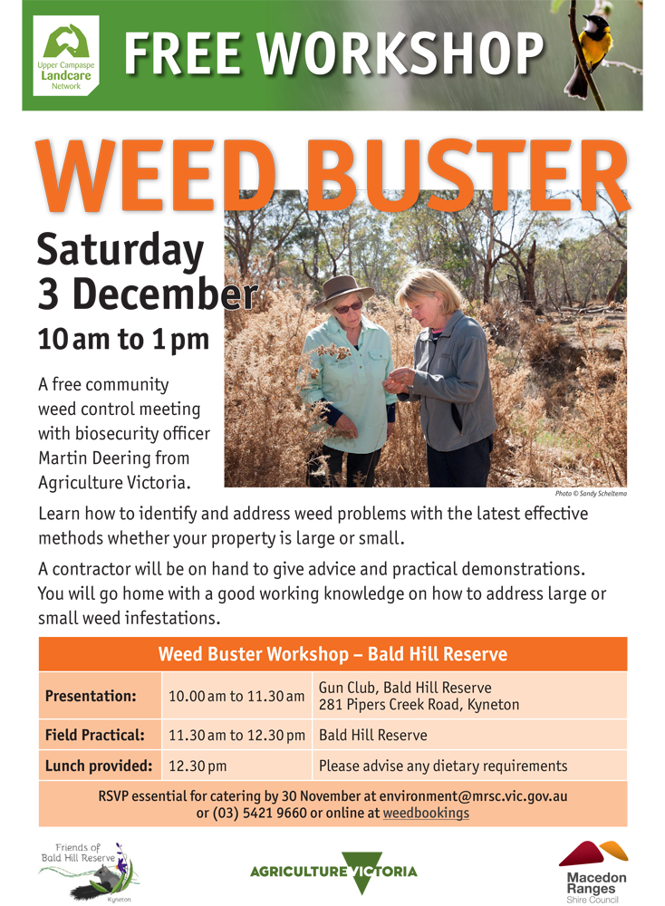 WEED BUSTER WORKSHOP